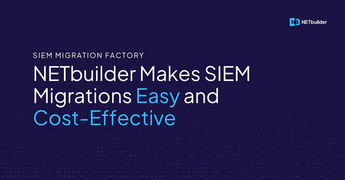SIEM Migration Factory